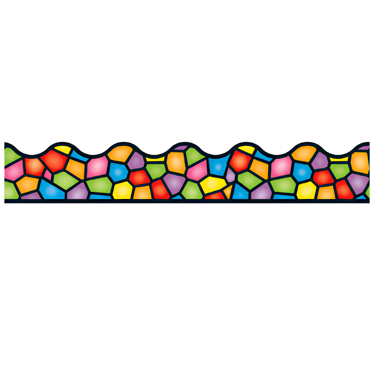 Stained Glass Bulletin Board Trimmers - 39 ft
