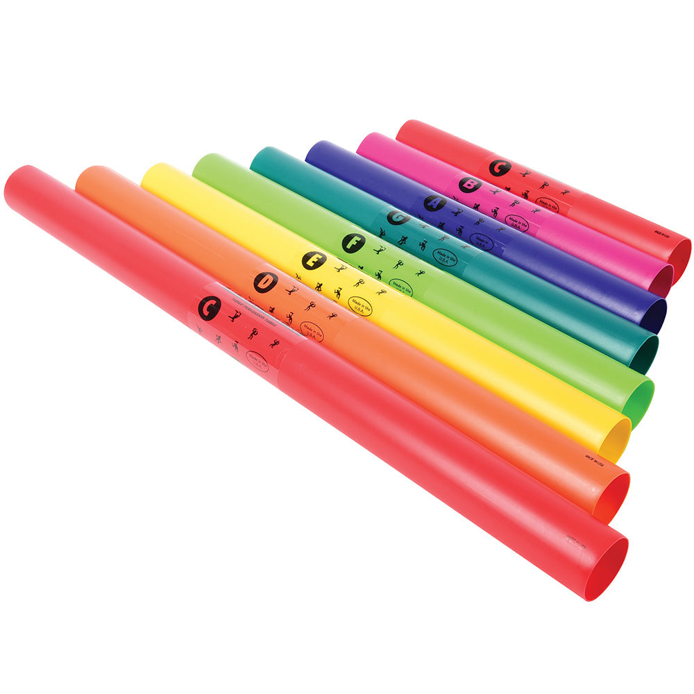 Boomwhackers® C Major Scale Tubes | 8-Piece Musical Set for Ages 3+