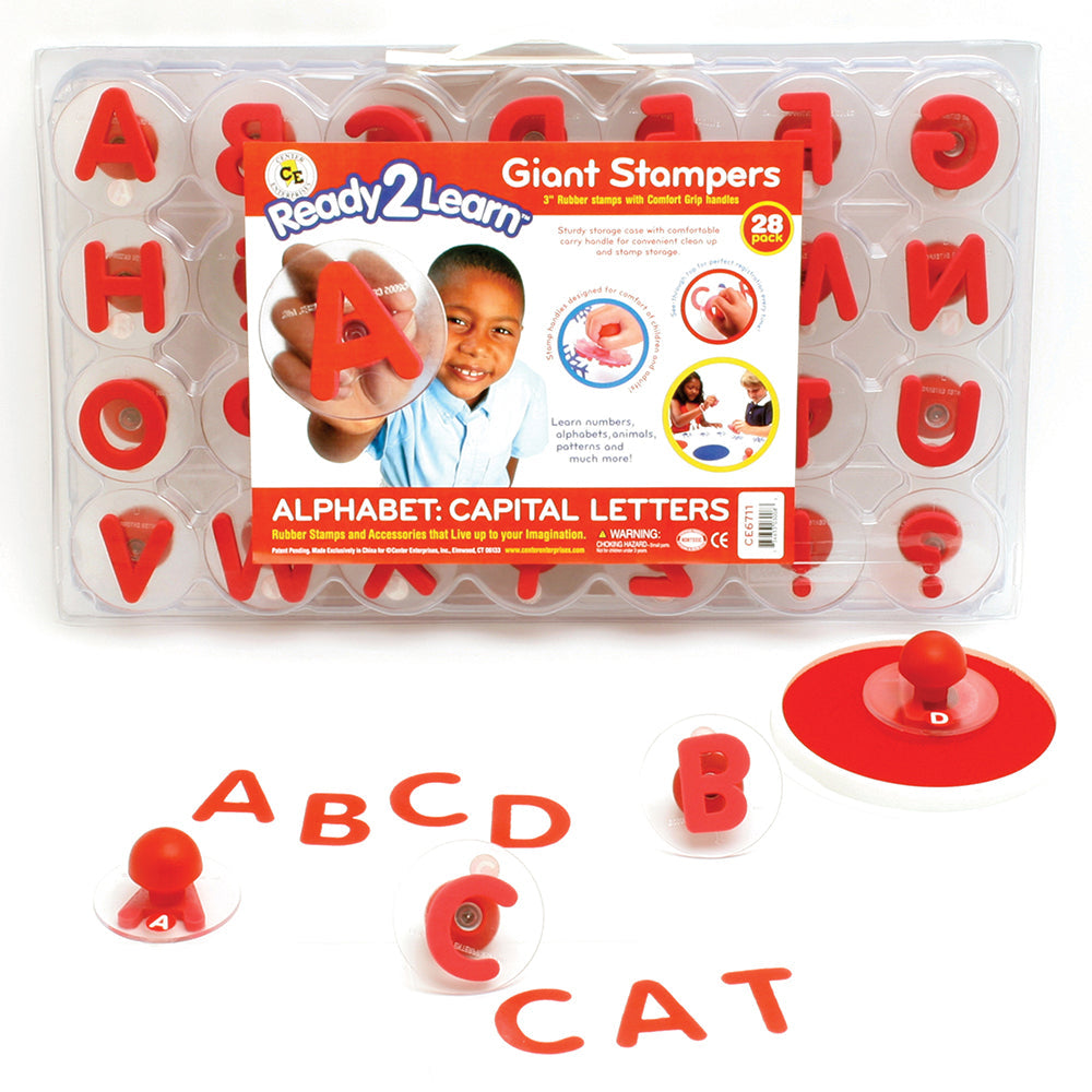 Knobbed Alphabet Stampers - Uppercase