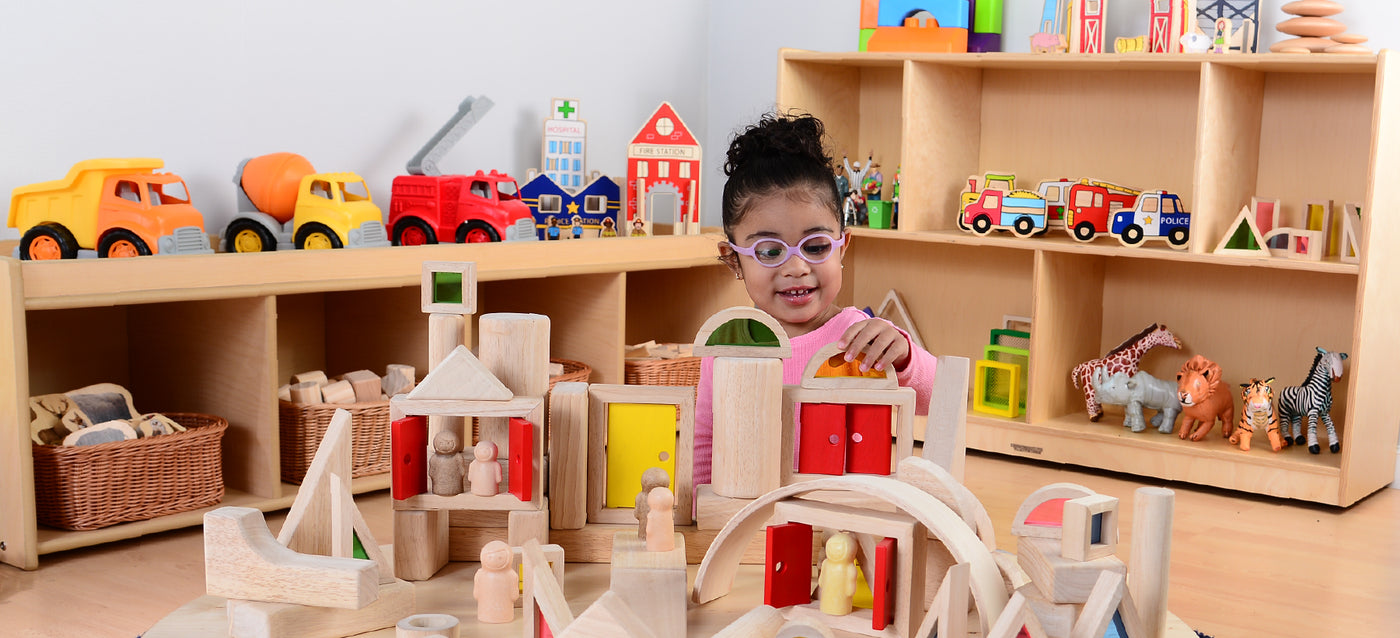 Beginner Unit Block Set | 32 High-Quality Hardwood Blocks for Endless ...