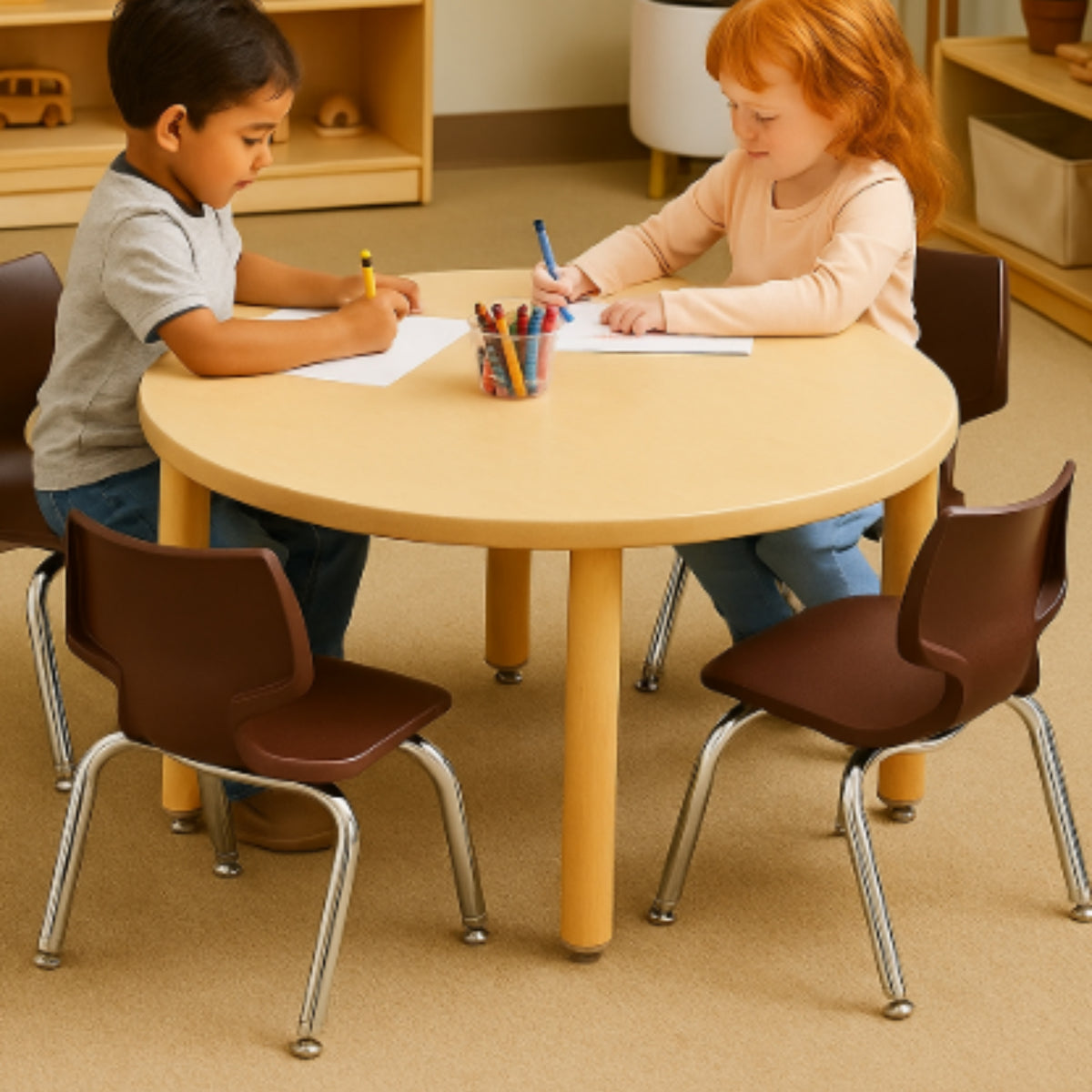 Child-Sized Classroom Chairs | Stacking, Wooden & Versatile Seating Options