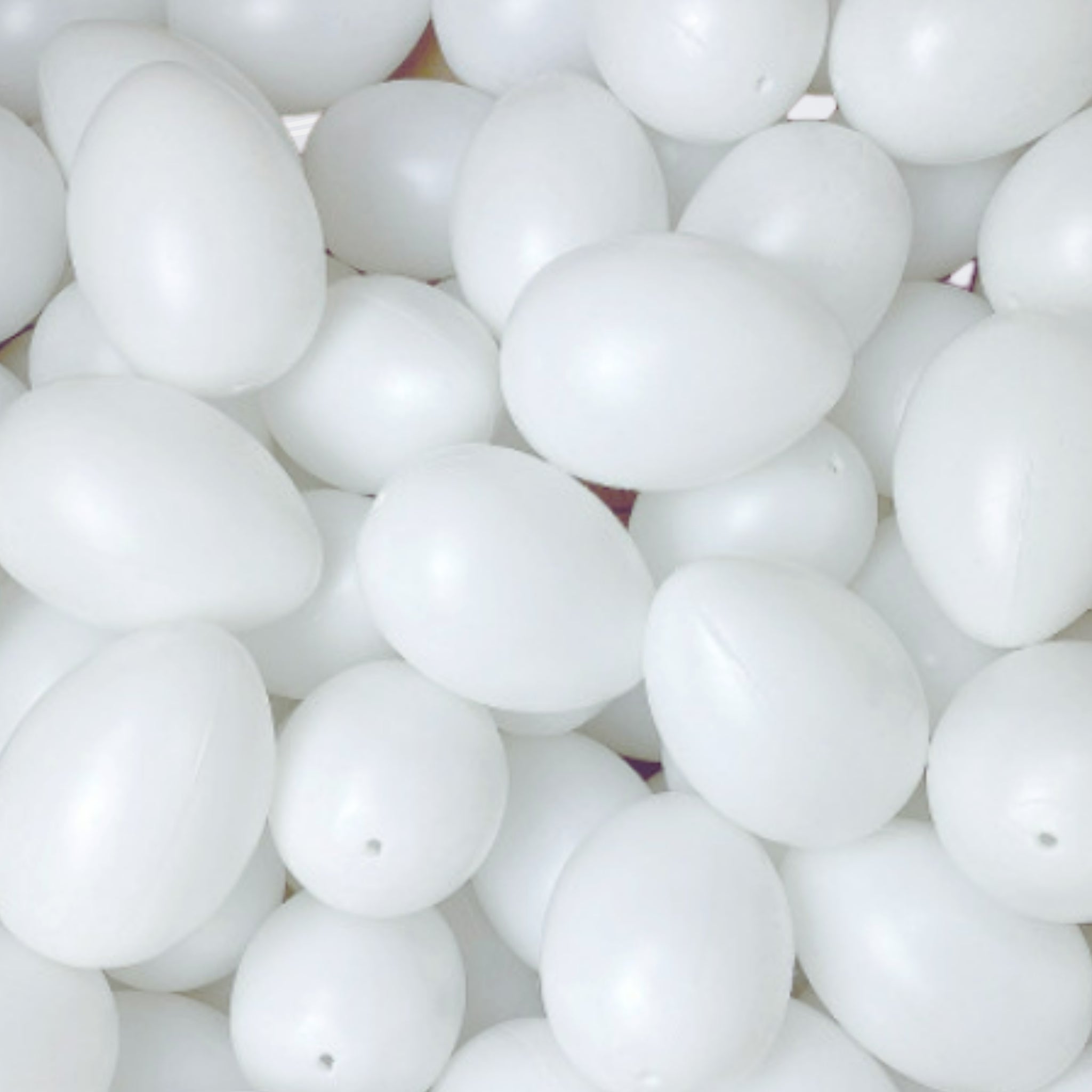 Plastic Eggs - 50 Pieces