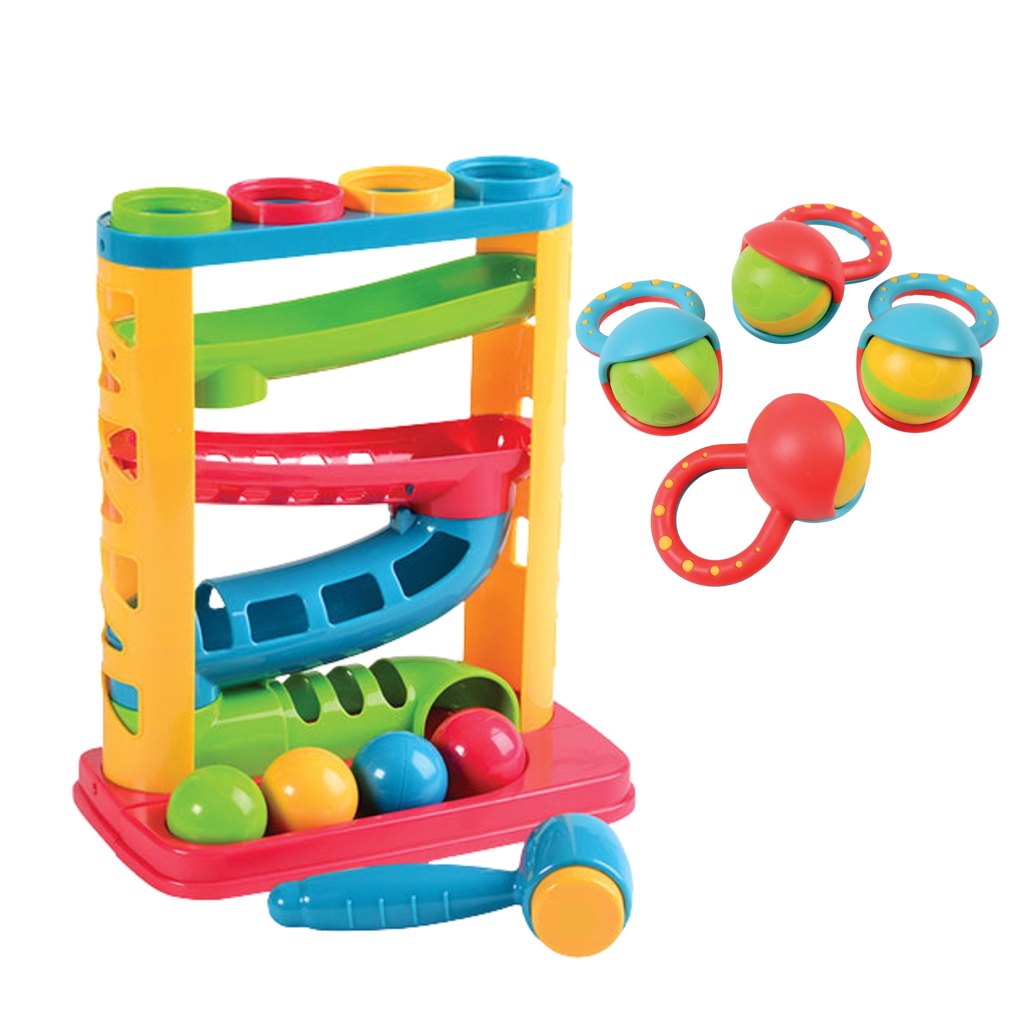 Roll, Rattle & Pound Sensory Discovery Bundle