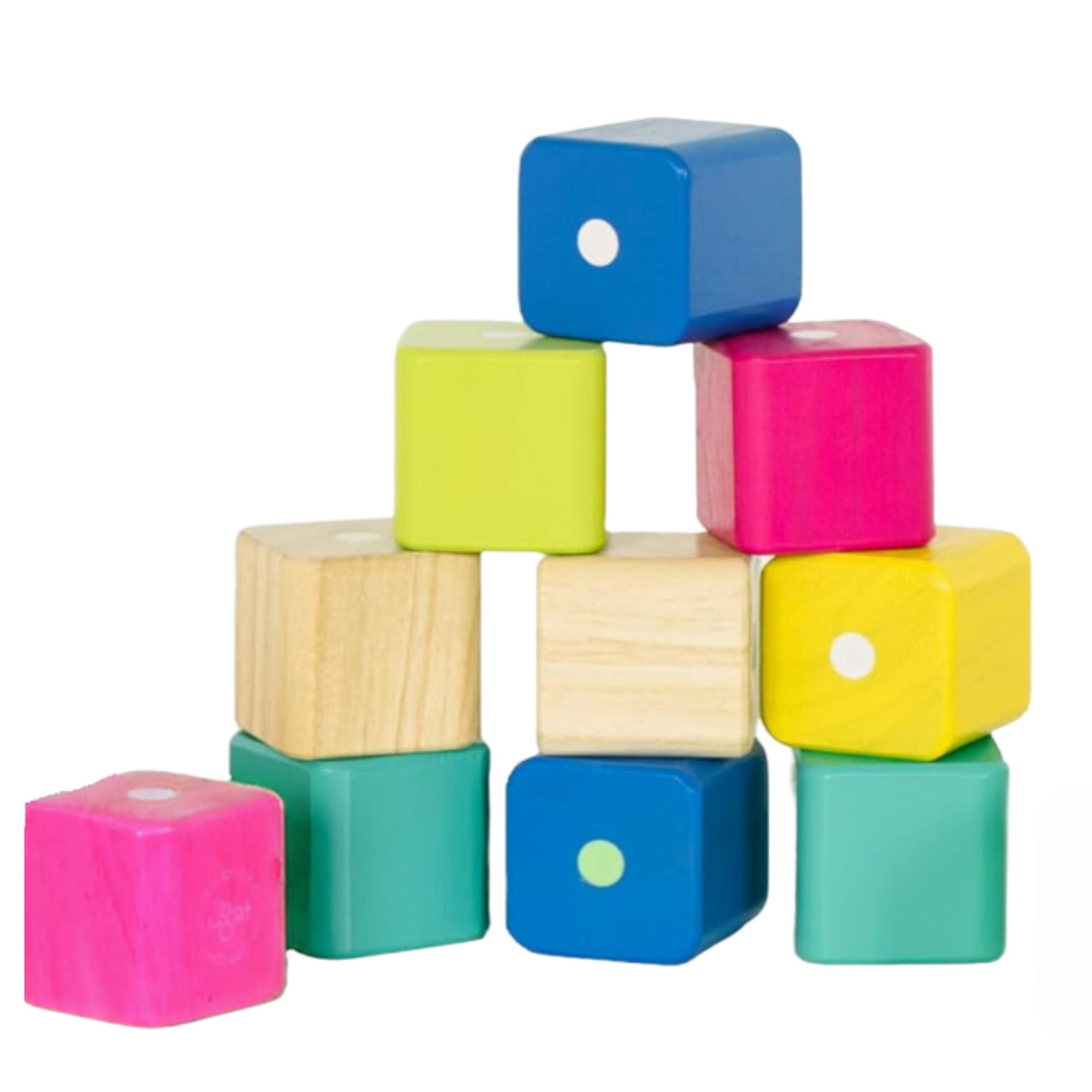 Tegu Baby's First Blocks: 15-Piece Set of Safe Magnetic Wooden Blocks ...