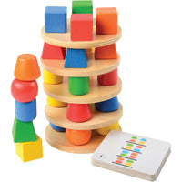 Build & Learn: Eco-Friendly 3D Geometric Shape Stacking Toy