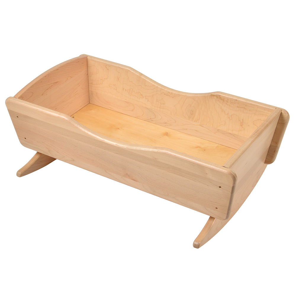 Solid Maple Doll Cradle | Nurturing Imaginative Play