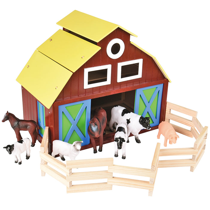 Barn and Animals playset