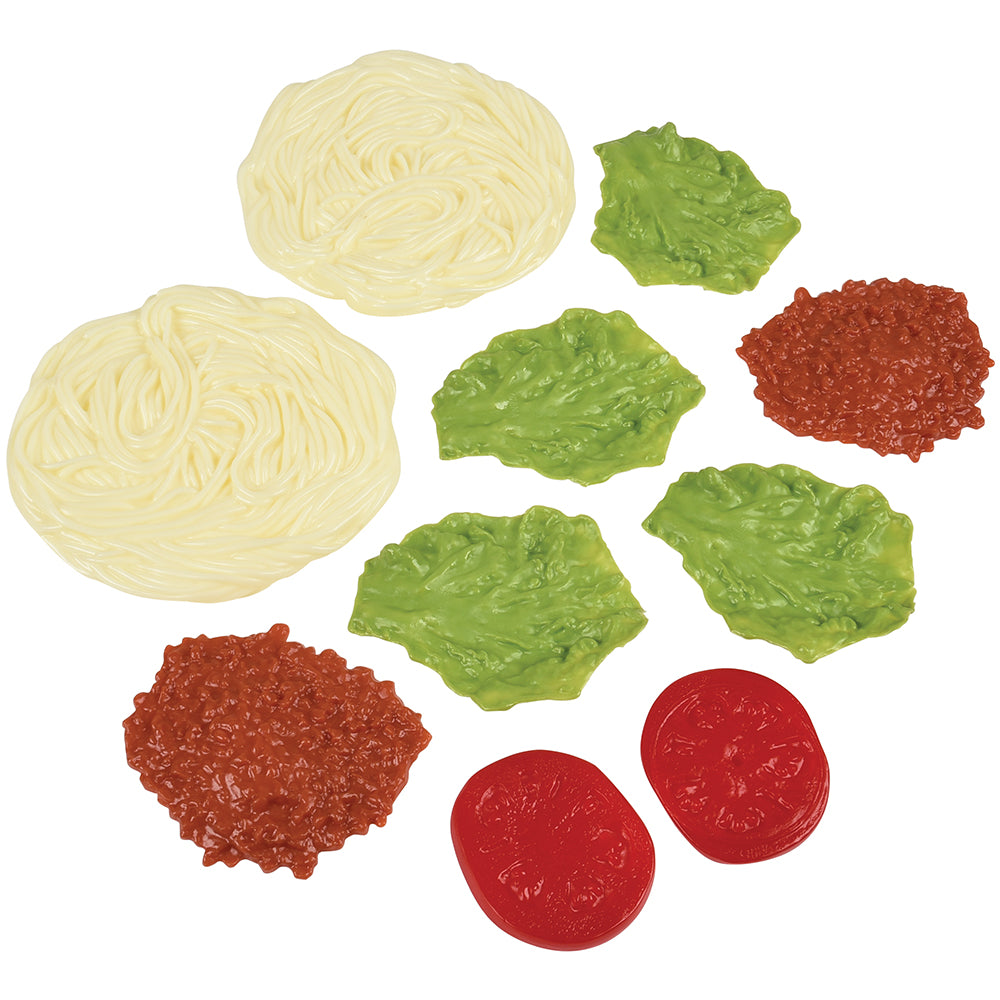 Italian Dinner for Two World Food Set | 10-Piece Realistic Play Food ...
