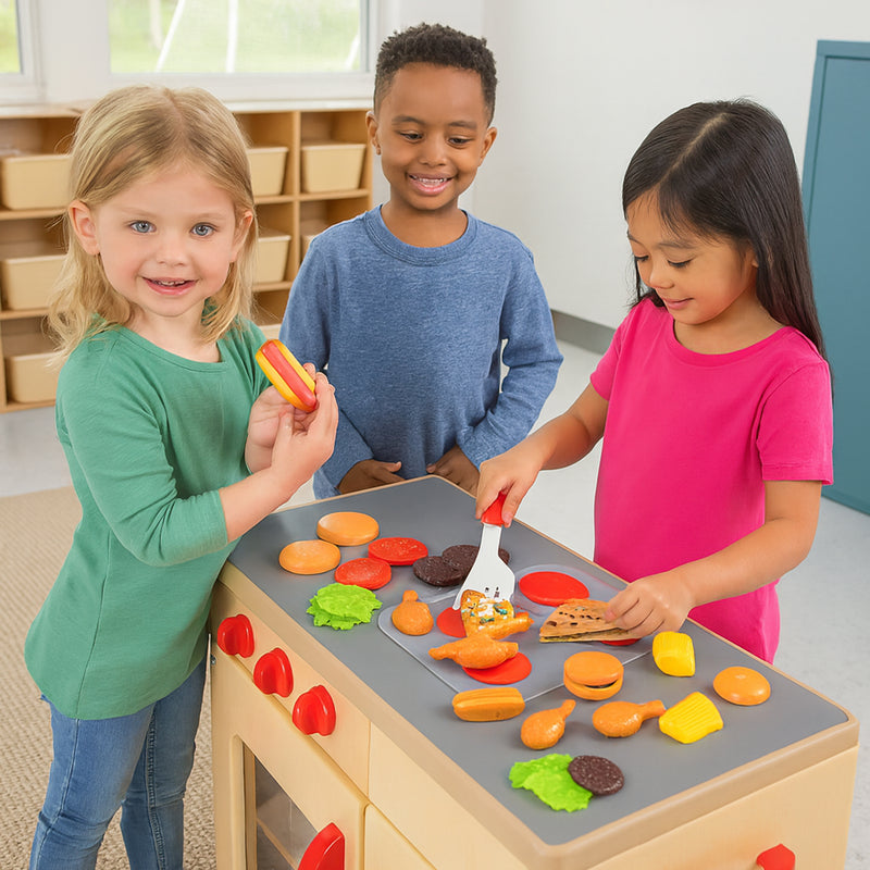 Realistic Play Food Sets for Pretend Kitchens | Constructive Playthings