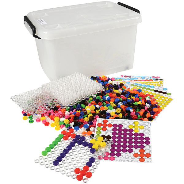 Buttons 'N Boards Montessori Button Sorting Set | 1,010 Pieces with 10 ...