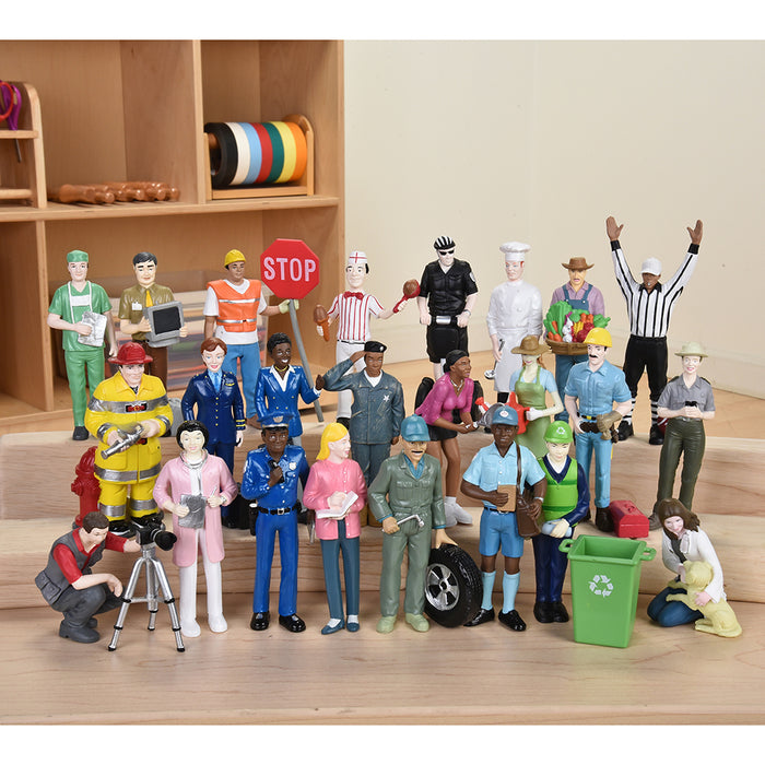 Pretend Professionals Super Set | 24 Multicultural Career Figures for ...