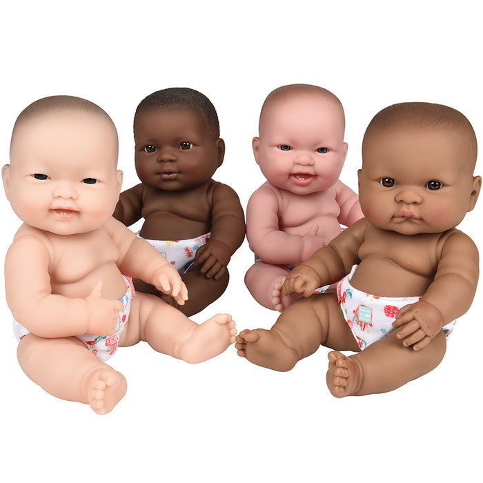 14" Diverse Huggable Baby Dolls for Toddlers | Set of 4 | Soft Vinyl ...
