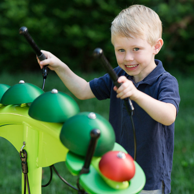 Caterpillar Crescendo: Musical Freestanding Panel for Playground Harmony