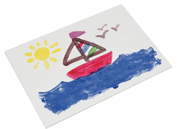 Glossy Finger Paint Paper - 100 Sheets