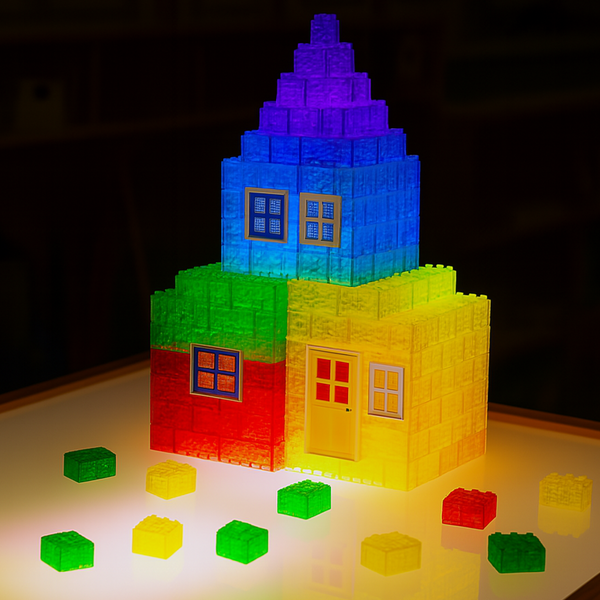 Transparent Building Bricks - lego compatible