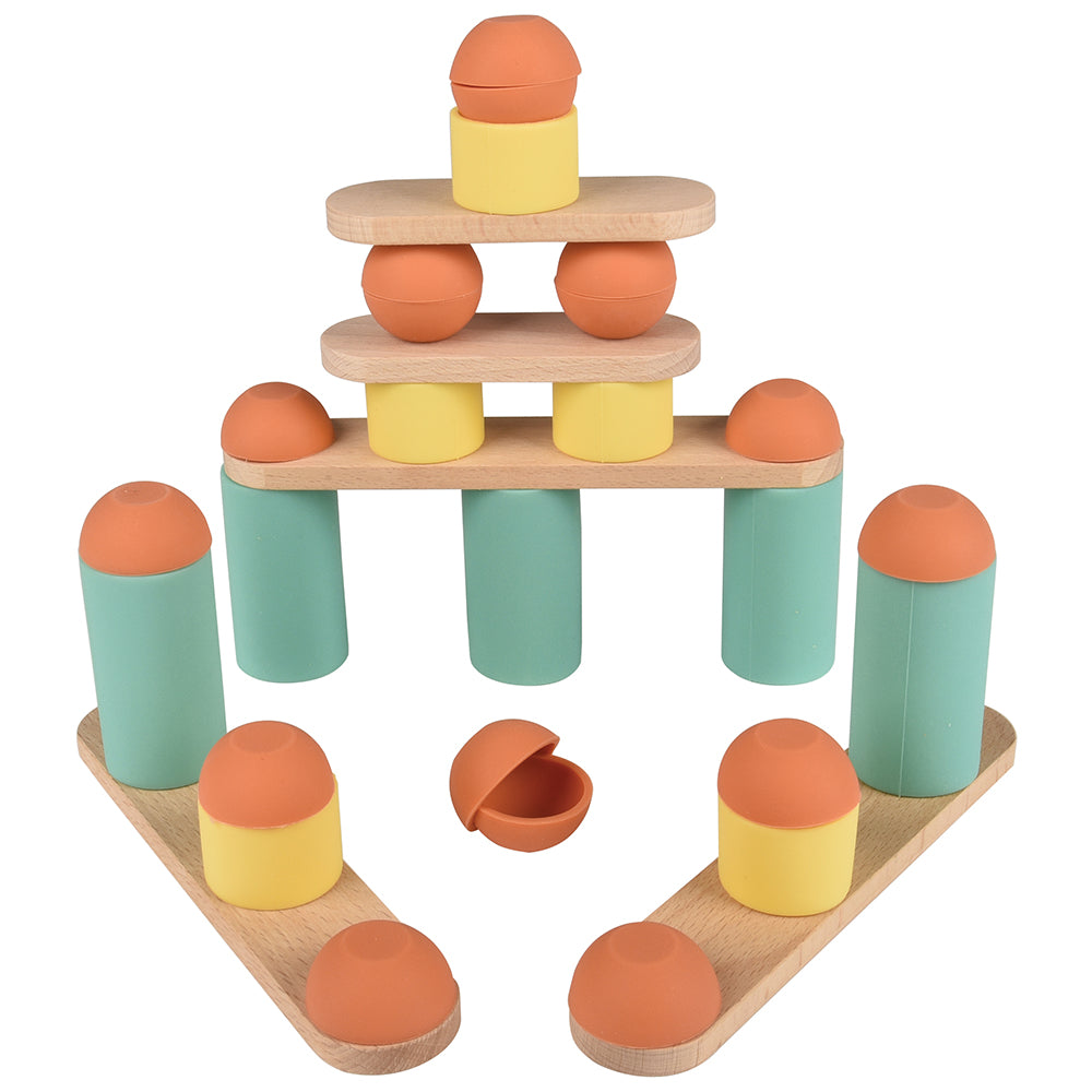 Sustainable Learning Fun: Oppi® Stix with Eco-friendly Wood & Silicone