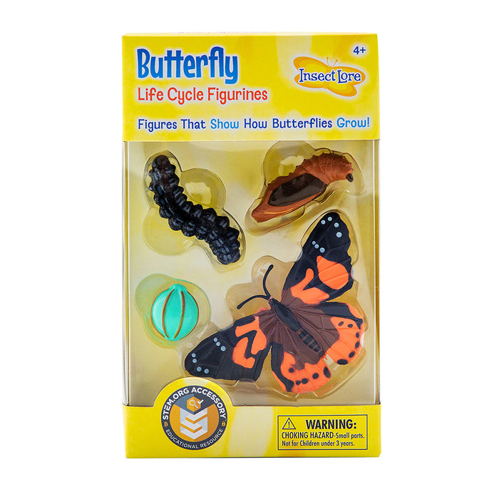 Painted Lady Butterfly Life Cycle Figurines | 4-Piece Educational Set ...