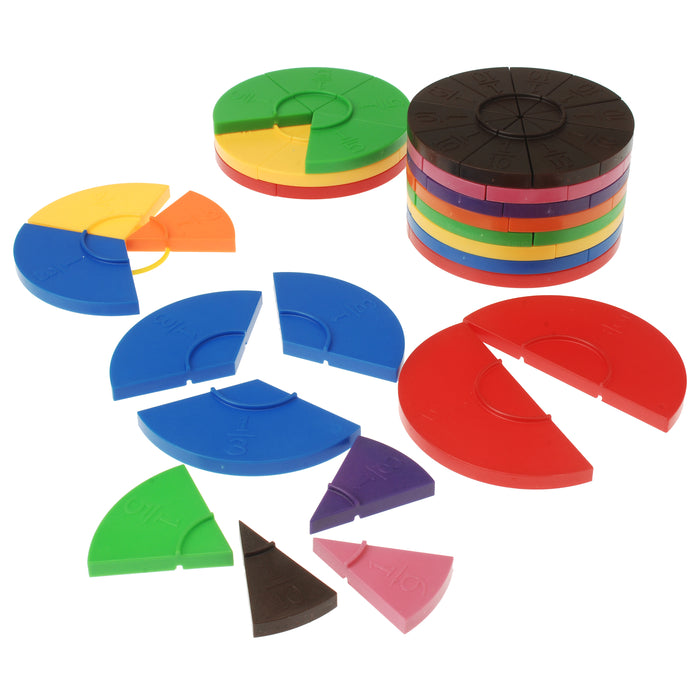 Fraction Circles - Math Teaching Toys