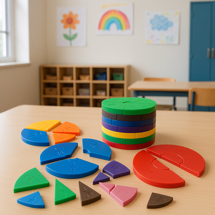 Fraction Circles - Math Teaching Toys