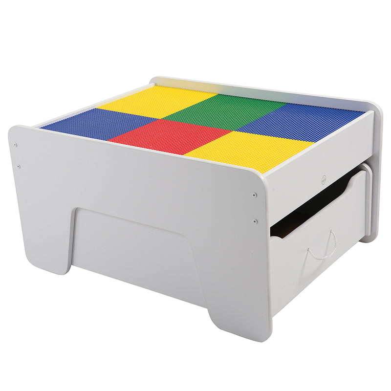 Build & Store | Activity Table with Storage for Preschool Bricks