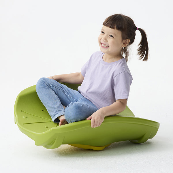 Develop Balance & Coordination: Rocking Leaf Boat for Early Learners