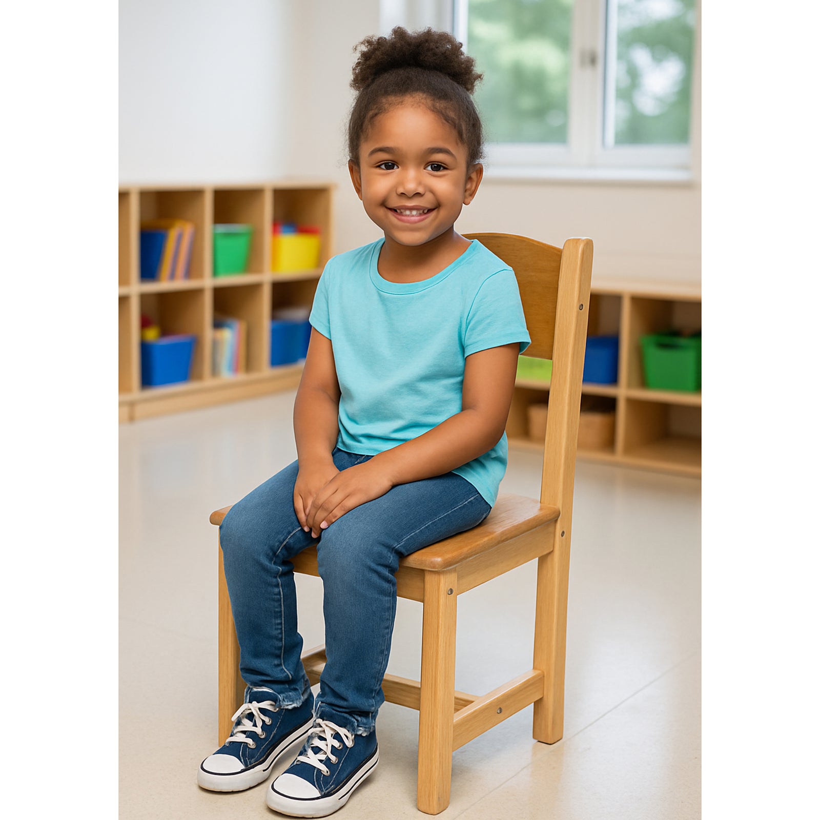 14" Classic Wood Chair for Kids | Durable, Safe & Comfortable ...