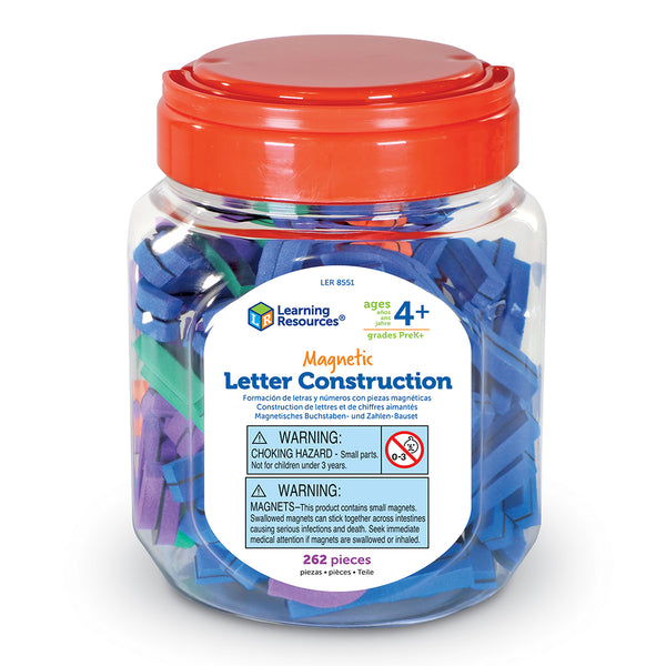 Magnetic letter Construction Set