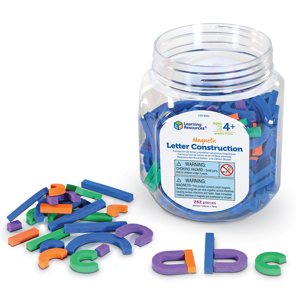 Magnetic letter Construction Set