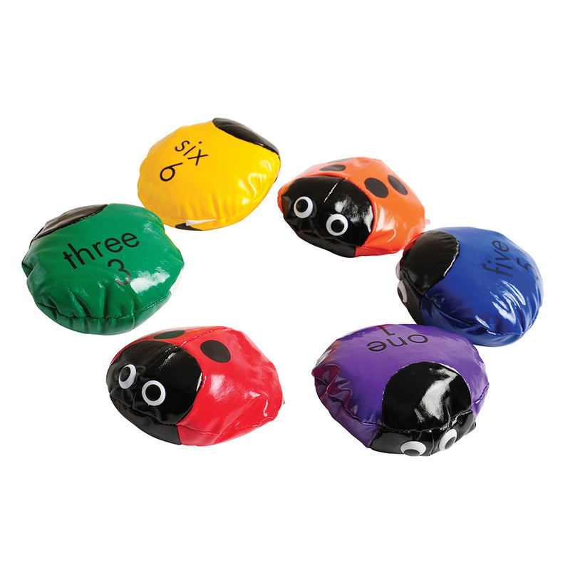 Ladybug Bean Bags for Tossing | Colorful Bean Bag Set