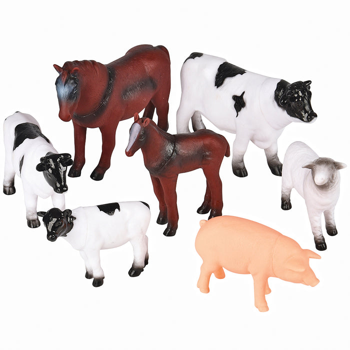 Giant Farm Animals - Set of 7 Realistic Figures