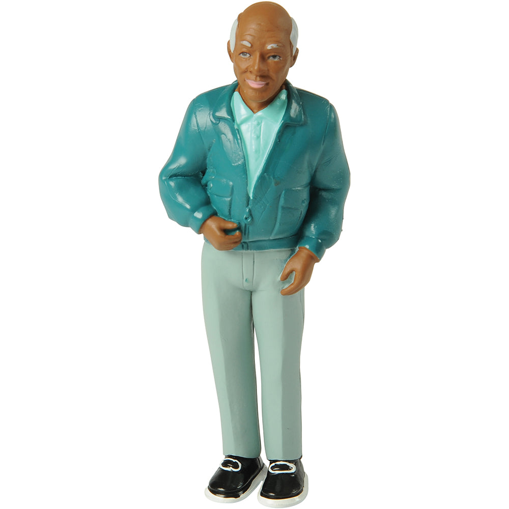 African American Grandpa Figure for Pretend Play | Individual Toy