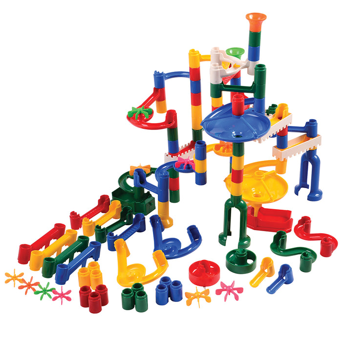 Explore the Ultimate Marble Run: Build & Play Set with Accessories