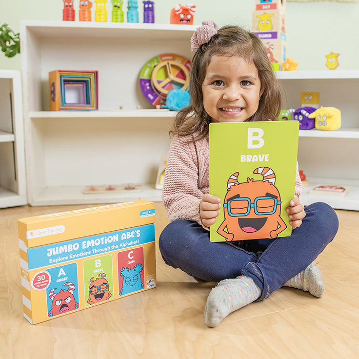 Jumbo ABC Emotion Cards | Alphabet & Feelings Learning Flashcards for ...