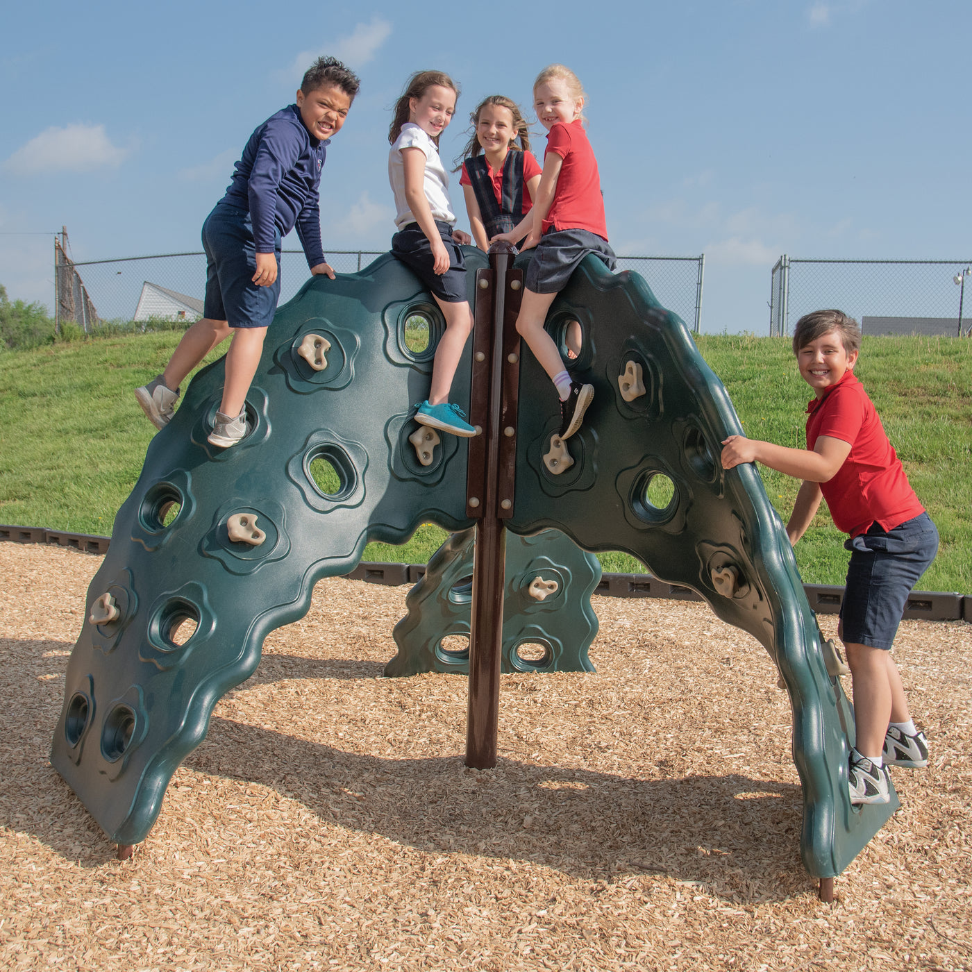 Playground Climbing Structures and Tunnels