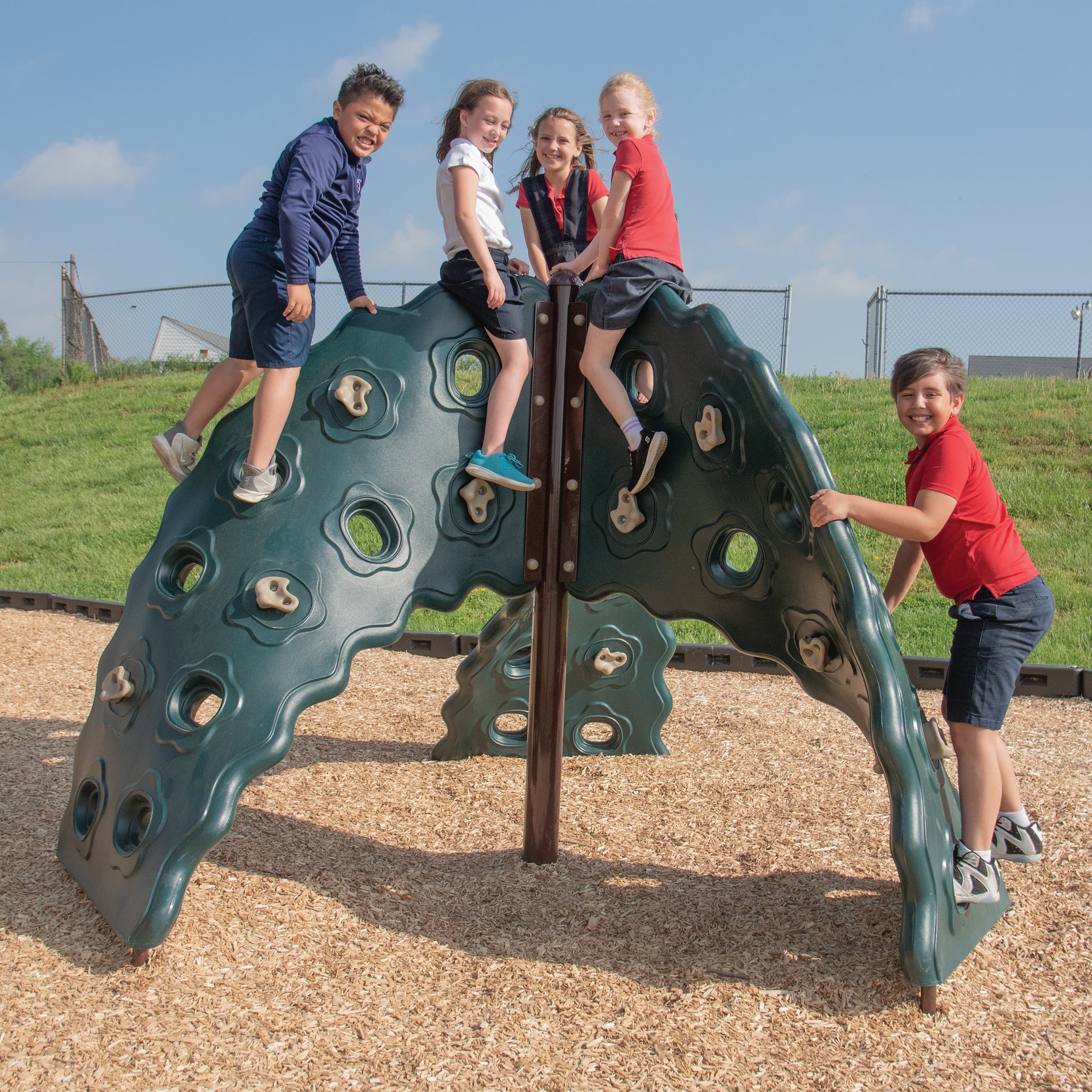Playground Climbing Structures and Tunnels