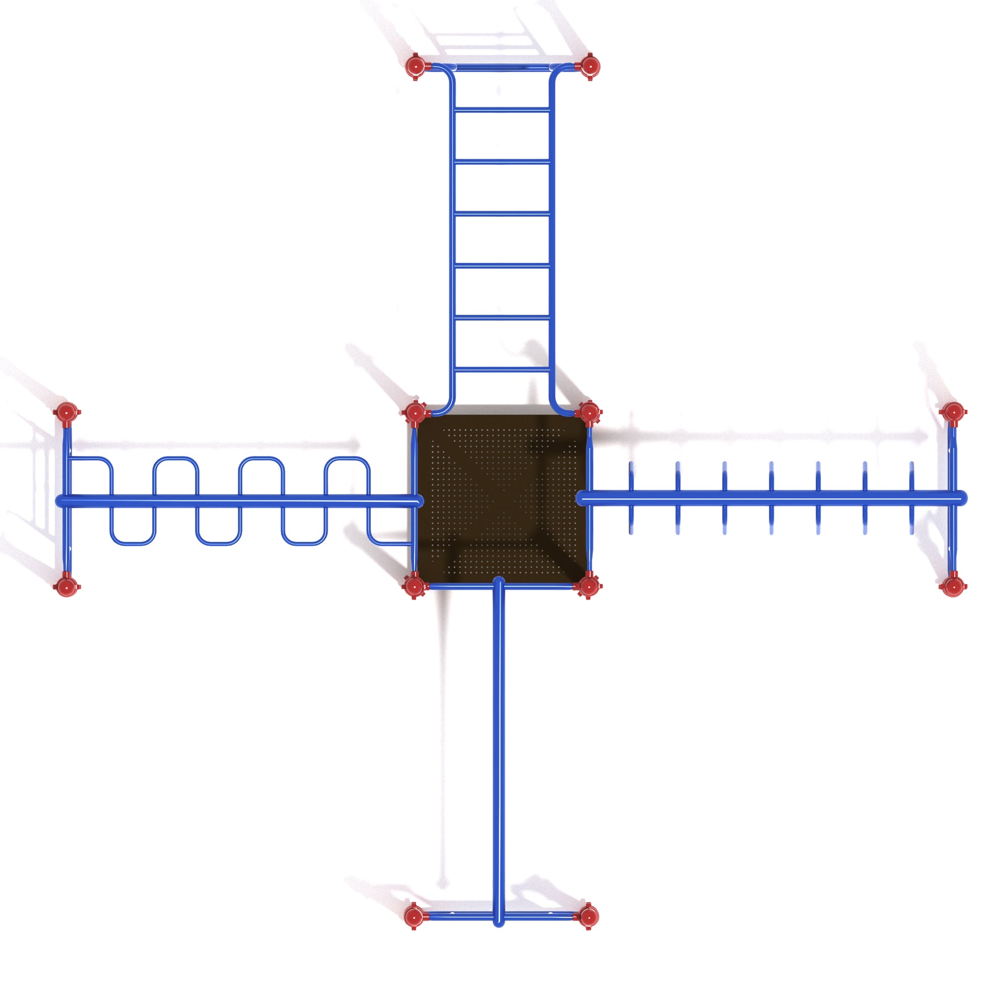Waverly Woods Overhead Playground Climber | Multi-Path Upper Body Play ...