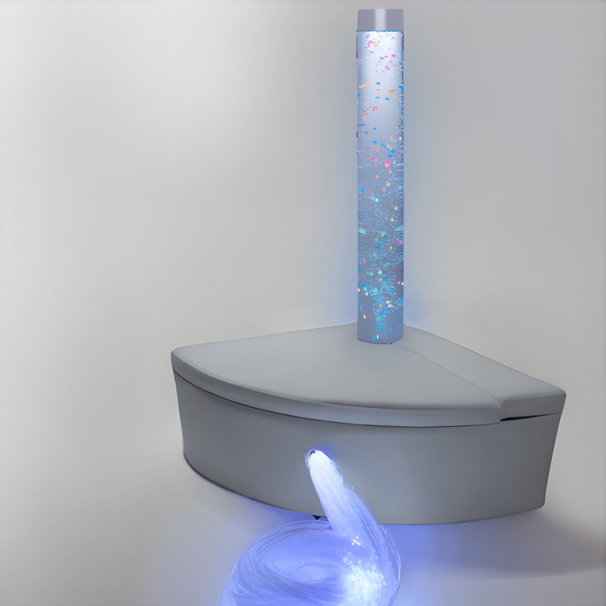 Bubble Tube & Fiber Optic Corner Bundle | Calming Sensory Platform with ...