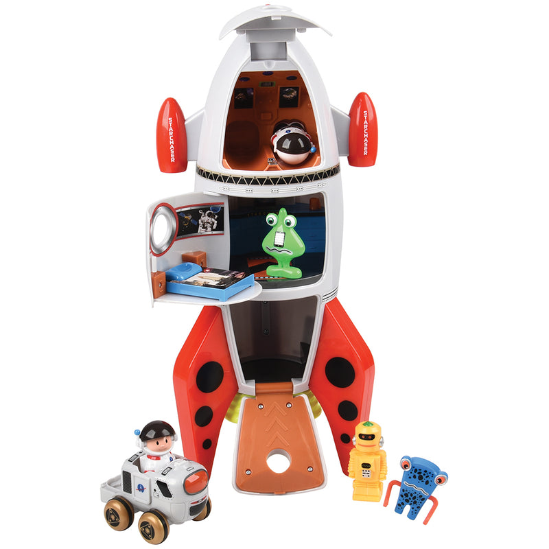 Space Mission Rocket Ship | Interactive Toy with Astronauts, Aliens ...