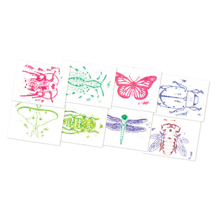 Insect Rubbing Plates for Kids | 16-Piece Texture Art Set for ...
