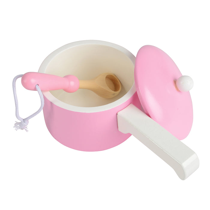 36-Piece Wooden Kitchen Basics Set for Pretend Play | Dishes, Pots ...