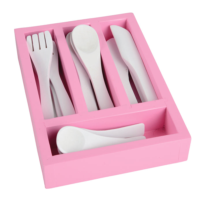36-Piece Wooden Kitchen Basics Set for Pretend Play | Dishes, Pots ...