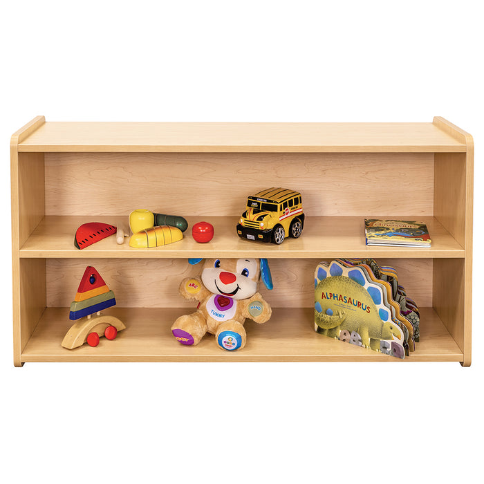 Constructive Playthings Low Storage Shelf for Classroom Organization ...