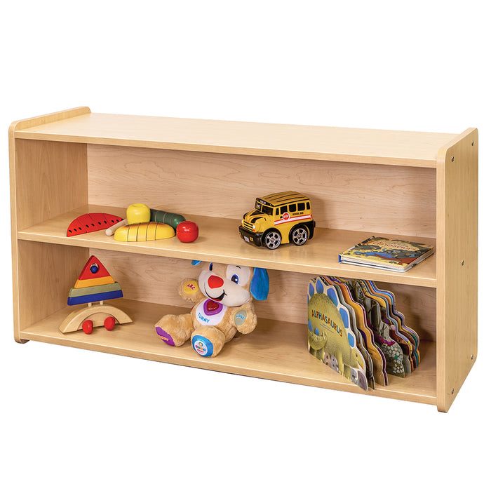 Constructive Playthings Low Storage Shelf for Classroom Organization ...