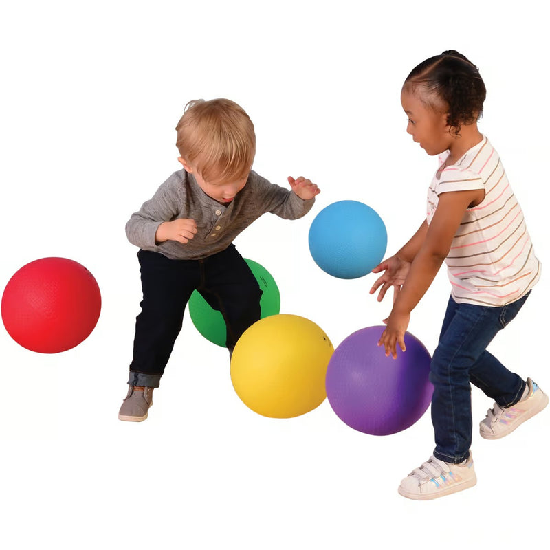 Bright & Durable Heavy-Duty Rubber Playground Balls | Vibrant Colors ...