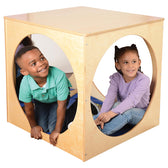 Hide Away Cube for Kids | Cozy, Durable Birch Play Space | GREENGUARD ...