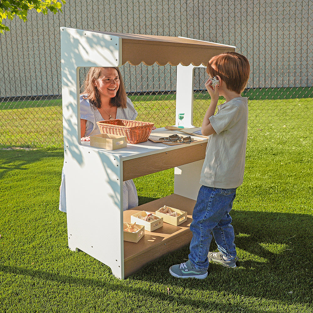outdoorED™ Market Stand | Weather-Resistant Outdoor Pretend Play Stand ...