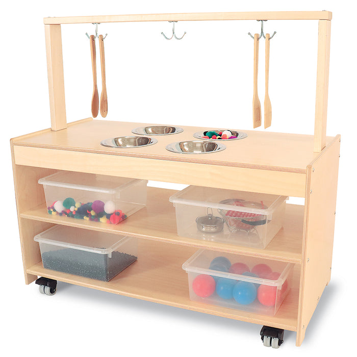 Mobile Sensory Play Kitchen: Interactive Learning on the Move