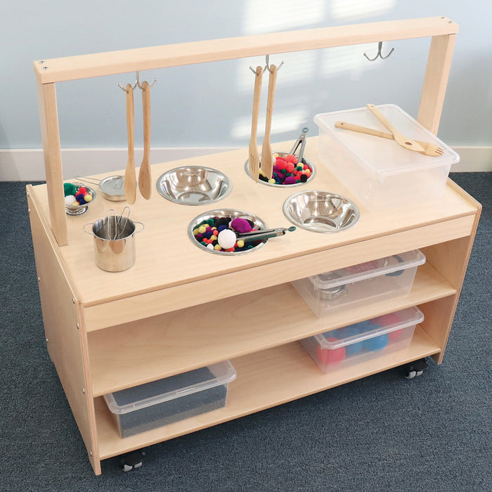 Mobile Sensory Play Kitchen: Interactive Learning on the Move