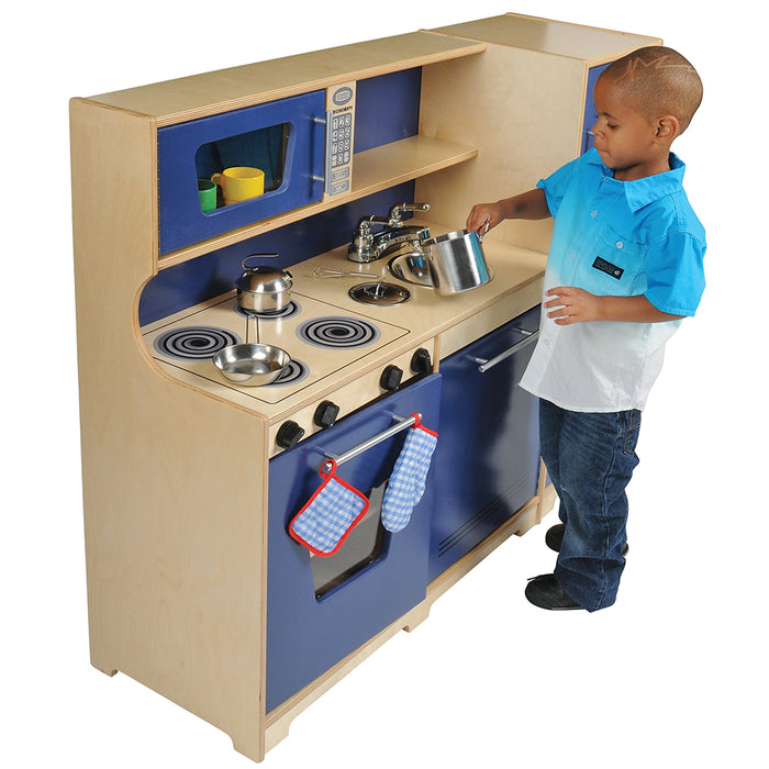 Contemporary Designed Monaco Combo Toy Kitchen Playset