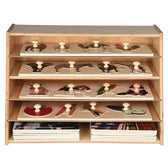 Extra Wide Puzzle Stacking Station | Wooden Storage for Puzzles | 6 ...